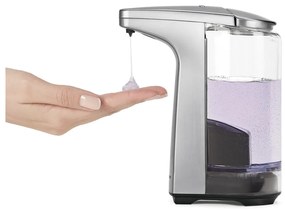 Šedý automatický kovový dávkovač mýdla 237 ml - simplehuman