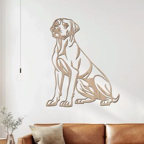 dřevo života Dřevěný obraz Brazilská Fila Zvolte rozměr (cm): 48x60, Zvolte barvu dekoru: Dub Sonoma