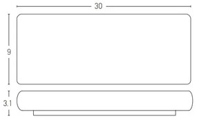 Zambelis E240 - LED Venkovní nástěnné svítidlo 2xLED/10W/230V IP65 antracit