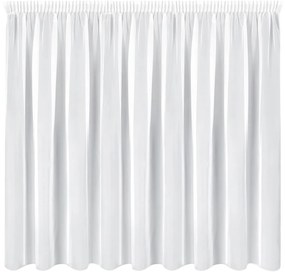 ZÁCLONA NA PÁSCE LUCY 350X150 CM BÍLÁ