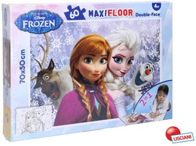 Lisciani Frozen Puzzle Maxi 60 Elsa a Anna oboustranné 70x50 cm