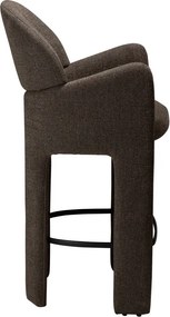 Hnědá barová židle (výška sedáku 68,5 cm) Aole – DAN-FORM Denmark