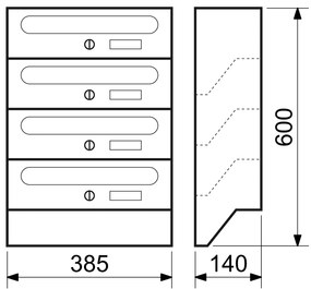Richter Czech Poštovní schránka BK.04.CM.SM