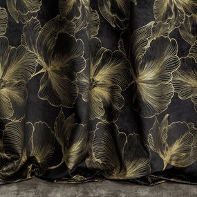 ZATEMŇOVACÍ ZÁVĚS NA PÁSCE STELLA 140X300 CM KVĚTY
