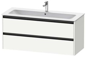 Duravit Ketho.2 - Umyvadlová skříňka 55x121x48 cm, 2 zásuvky, matná bílá K25265018180000