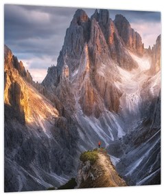 Obraz - Horské panorama (30x30 cm)