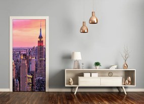 Fototapeta samolepící na dveře New York zachód 95x205 cm