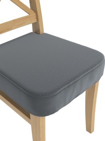 Sedák na židli IKEA Ingolf barva šedá látka sametová