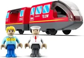 2Kids Toys Elektrický městský vlak červená
