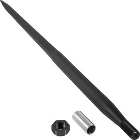 Hay Spears Bale Spikes 2 Černá Hay Bale Spears 124,5 cm Kapacita 1814,4 kg 4,4 cm Dia
