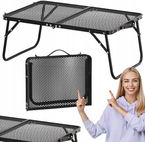 Skládací kempingový turistický stůl Komo 60 cm černý