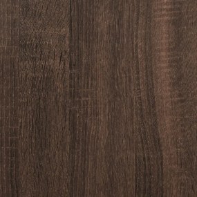 vidaXL Rám postele 90 x 190 cm kompozitní dřevo a kov [845250] Barva: hnědý dub