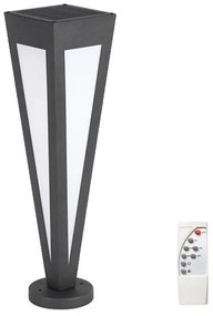 LED Solární lampa LED/2W/3,7V IP65 3000K černá