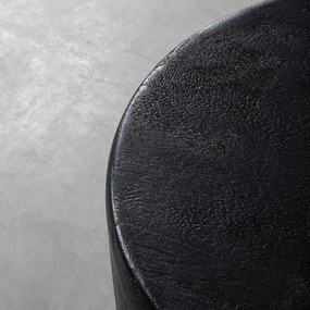 LABEL51 Odkládací stolek MILLY ø35 cm černý