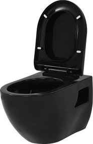 vidaXL Závěsná toaleta s podomítkovou nádržkou keramická [275792] Barva: Bílá