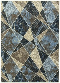 Koberce Breno Kusový koberec SHERPA 4150/DW6Q, Modrá, Vícebarevné, 160 x 235 cm