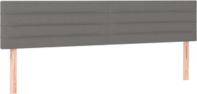 Box spring postel s matrací tmavě šedá 120x190 cm textil 3270412