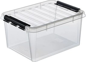 Smartstore Classic Box s víkem, 50 × 39 × 26 cm, 31 l, transparentní