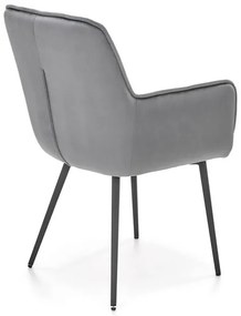 HALMAR K463 židle šedá