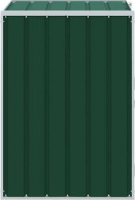 vidaXL Box na 1 popelnici 72 x 81 x 115 cm ocel [4006171] Barva: Šedá