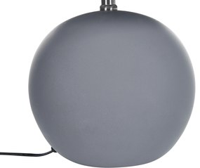 Keramická stolní lampa šedá AREOSO Beliani