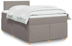 Box spring postel s matrací taupe 120x190 cm textil 3286616