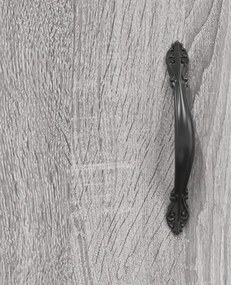 vidaXL Příborník 34,5 x 34 x 90 cm kompozitní dřevo [830442] Barva: bílá s vysokým leskem