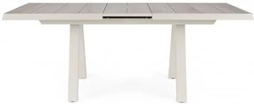 BIZZOTTO Rozkládací zahradní stůl KRION 163-203x93 cm světlý