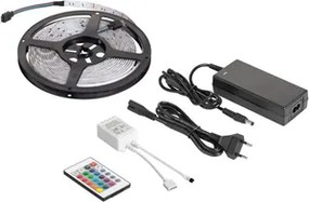 REBEL led pásek RGB, 5m/300diod, 48W, 12V zdroj, IP65, komplet