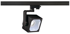 LA 152780 EURO CUBE pro tříokr. lištu černá 230V LED 28.5W 60° 4000K - BIG WHITE (SLV)