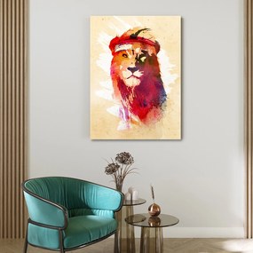 Gario Obraz na plátně Atletický lev - Robert Farkas Rozměry: 40 x 60 cm