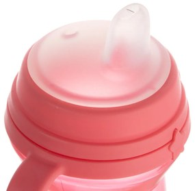 Canpol babies Hrneček se silikonovým pítkem FirstCup 250ml růžový