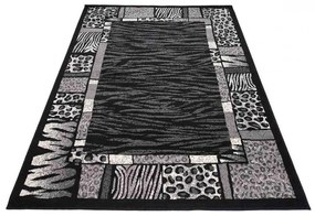 Kusový koberec PP Petro černý 200x300cm