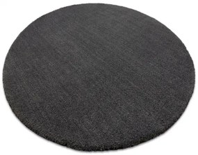 Kulatý koberec vhodný k praní v pračce LATIO 71351100 šedý Rozměr: průměr 80 cm