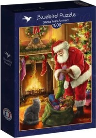 BLUEBIRD Puzzle Santa už dorazil / 1000 dílků / 47,8 x 69 cm