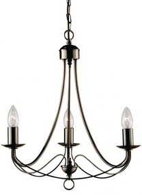 Searchlight 6343-3AB Závěsný tříramenný lustr MAYPOLE patina