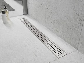 Mexen Flat nerezový sprchový žlab 50 cm vzor M08, 1025050-15