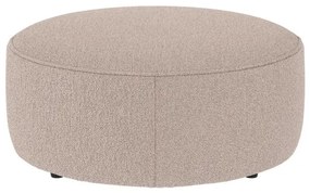 ROWICO Puf JOPLIN světle béžový ⌀90 cm