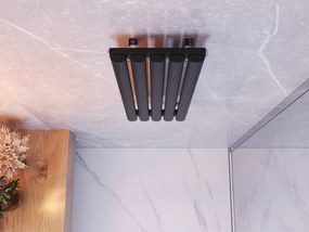 Gamma Verto, topné těleso 296x800 mm, 303 W, černá matná, GMA-VER-80296-BK