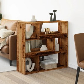 Dělicí stěna old wood 100 x 33 x 94,5 cm kompozitní dřevo 3309481