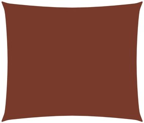 Stínící plachta oxfordská látka obdélníková 6 x 7 m cihlová,  135387
