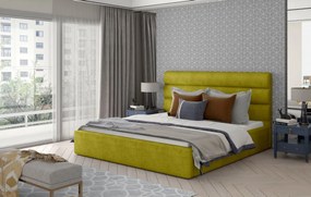 Čalouněná postel CARAMEL - Omega 68 - 180x200cm - Dřevo