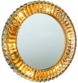 OnaDnes -20% Zlaté kovové nástěnné světlo Richmond Becky 62 cm
