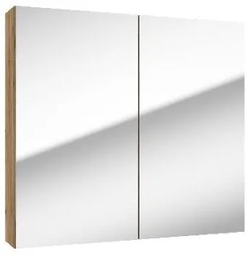 kielle Vega - Zrcadlová skříňka, 80x73x15 cm, zlatý dub 50118801