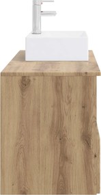 Sada koupelnového nábytku 2 ks Dub artisan Kompozitní dřevo 3404063