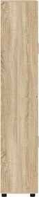 Vysoký bufet FLORIN 60 x 35 x 182 cm Sonoma dub 3397906