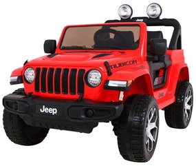 HračkyZaDobréKačky Elektrické autíčko Jeep Wrangler Rubicon červené