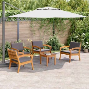 Bistro souprava 5 ks Hnědá Polyester 3328620
