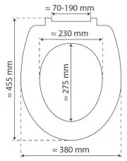 Schütte 82700 - Záchodové prkénko SLIM WHITE SoftClose duroplast