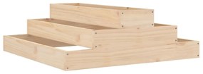 Truhlík 80 x 80 x 27 cm masivní borové dřevo,  823892